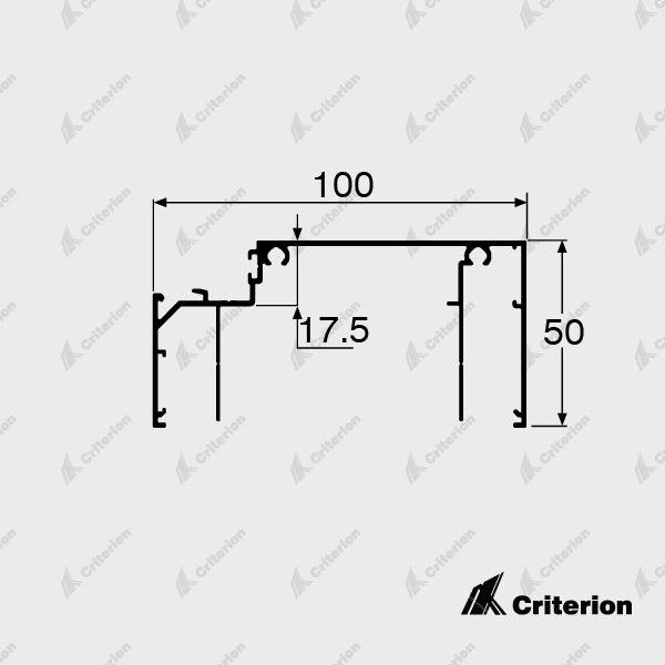 CI-D2553 Offset Glazing Sill - Criterion Industries